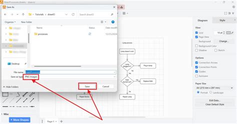 How To Export A Diagram As PNG In Draw Io The Requirements Engineer