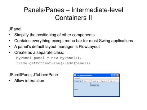 PPT Java Swing Overview PowerPoint Presentation Free Download ID