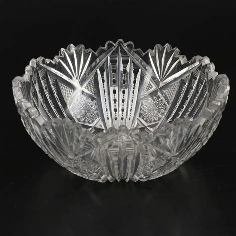 Waterford Crystal Candy Dish With American Brilliant Cut Glass