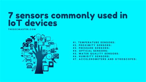 7 sensors commonly used in iot devices