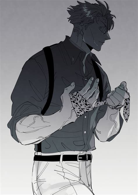 Nanami Kento Jujutsu Kaisen Drawn By Ku3 J Danbooru