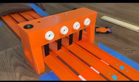 3d Printed Winner Indicator For Hot Wheels Track With A Nano R Arduino
