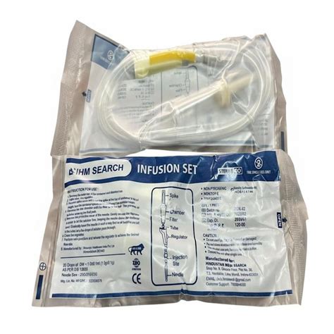 Iv Set Color White At Best Price In Indore Faith Pharmacy
