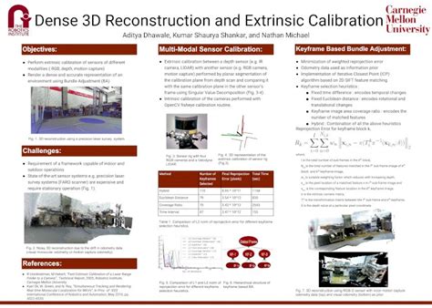 pdf dense 3d reconstruction and extrinsic calibrationmulti modal