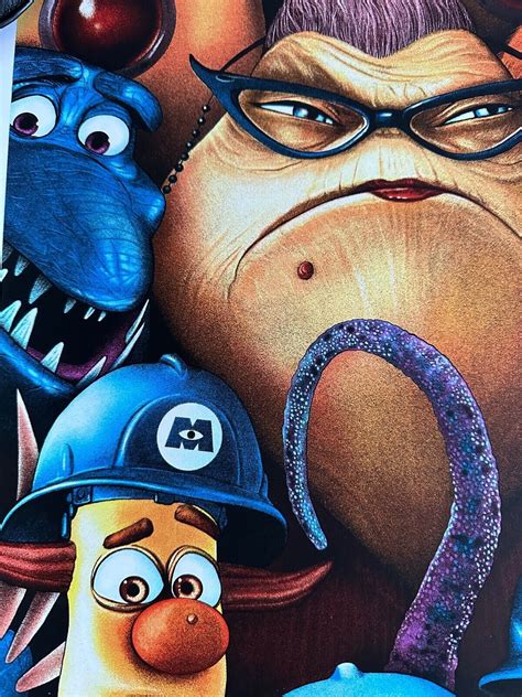 Sara Deck Pixar Monsters Inc Signed Limited Edition Movie Art Print