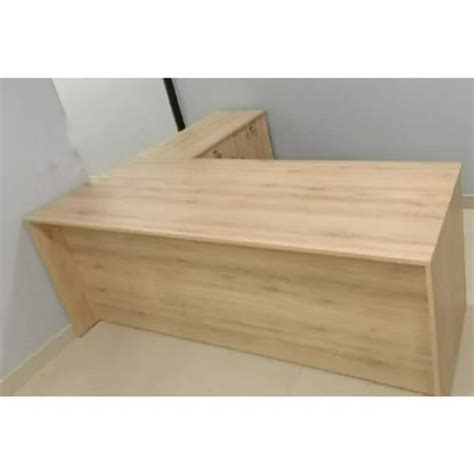 Teak Wood L Shaped Modular Wooden Office Table With Storage At ₹ 26000 Piece In Islampur