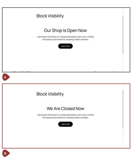 Making Block Content Hide Or Appear In WordPress