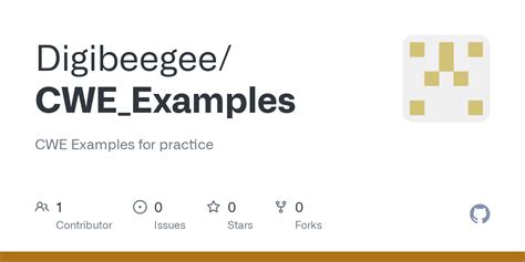 Github Digibeegeecweexamples Cwe Examples For Practice