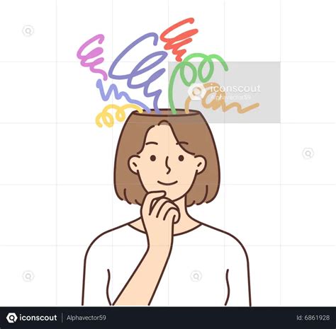 Best Girl With Curious Mind Illustration Download In Png And Vector Format