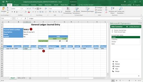 Dynamics 365 General Journal Excel Imports Microsoft Bizapps Finance