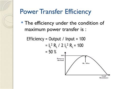Maximum Power Transfer Theorems Electrical Engineering Pptx