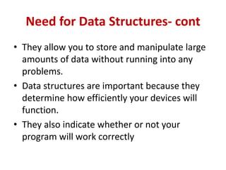 Data Structures And Algorithms Module 1 Pdf