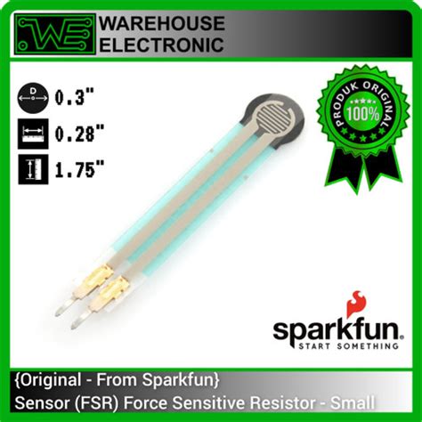 Jual Sensor Fsr Force Sensitive Resistor Small Original Sparkfun