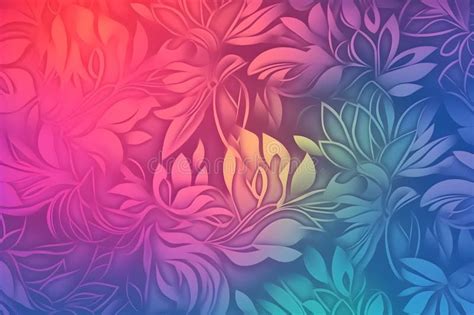 Floral Pattern With Decorative Flowers And Plants Ai Stock Illustration Illustration Of Plant