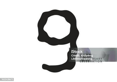 9 주년 기념 축 하 블랙 컬러 로고 타입 벡터 9 숫자 디자인 9 번째 생일 초대장 로고 번호 디자인 벡터 일러스트 레이 션