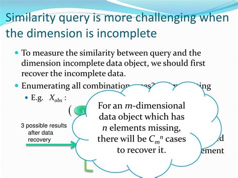 Ppt Probabilistic Similarity Query On Dimension Incomplete Data Powerpoint Presentation Id