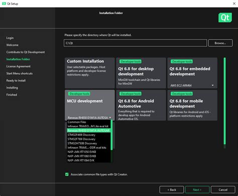Installing Qt For Mcus Qt For Mcus 2 11 1