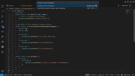 Github Sakthivel 16vscode Extension Cyclomatic Complexity Analyzer