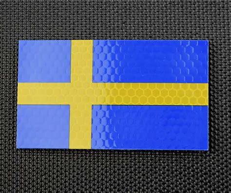Infrared Solas Reflective Sweden Flag Britkitusa