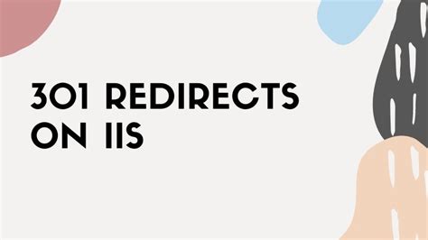 Redirect And Non To On Iis