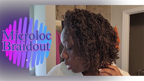 Diy Microlocs Braid Out Loc Journey Interlocks Youtube