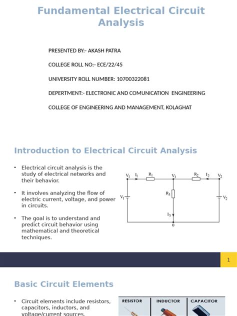circuit theory network pdf electrical network network analysis