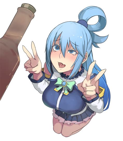 Aqua About To Get A Big Bottle Of Alcohol Rkonosuba