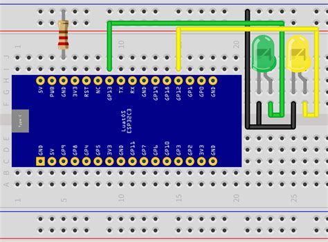 分享科技與遊戲 by hkgoldenmr a 試用 luatos esp32 c3 及 使用 ws2812b通孔led