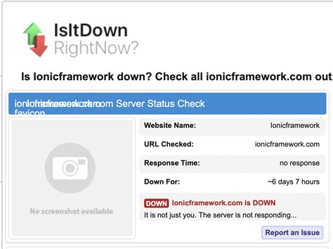 is ionic website down ionic framework ionic forum