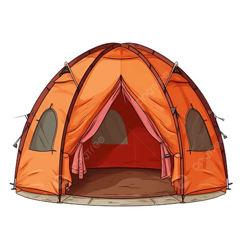 텐트 만화 일러스트 시뮬레이션 만화 일러스트 커튼 장대 Png 일러스트 및 이미지 에 대한 무료 다운로드 Pngtree