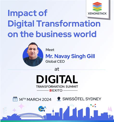 Digitaltransformationsummit Exito Dtssydney Innovation Technology Xenonstack Xenonstack