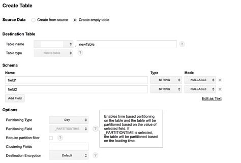 Google Bigquery How To Add Timestamp Column When Loading File To Table Stack Overflow