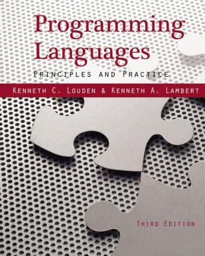 Programming Languages Principles And Practices By Kenneth Louden Goodreads