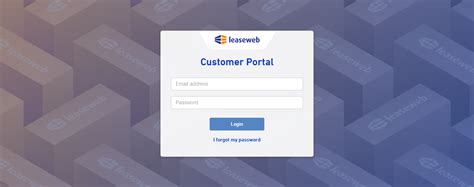 Logging Into Your Customer Account Knowledge Base Leaseweb