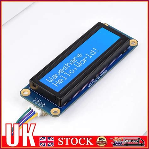 V V LCD I C Communication Module X Characters LCD Module Blue White Color