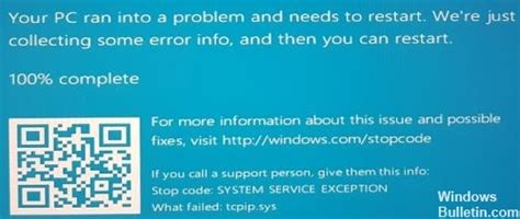 How To Troubleshoot TCP IP Blue Screen Problem On Windows Windows Bulletin