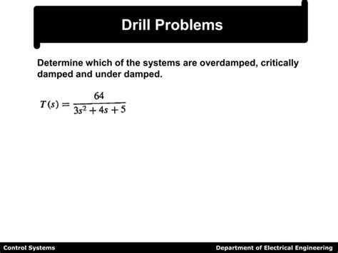 Chapter 2 Linear Control System Ppt