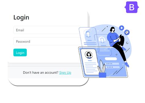 Modern Login Page Bootstrap Form Source Code Sellanycode
