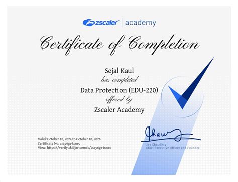 Sejal Kaul On Linkedin Zscaleracademy Dataprotection Cybersecurity