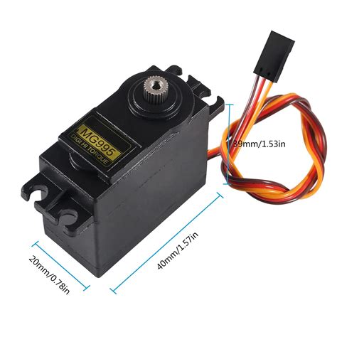 Pcs MG Servo Micro Metal Gear Servo Waterproof Digital High Speed Torque Servo Motor