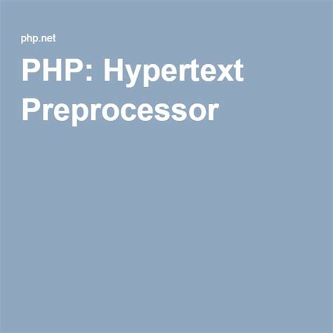 Hypertext Preprocessor Php Scripting Language Security Patches
