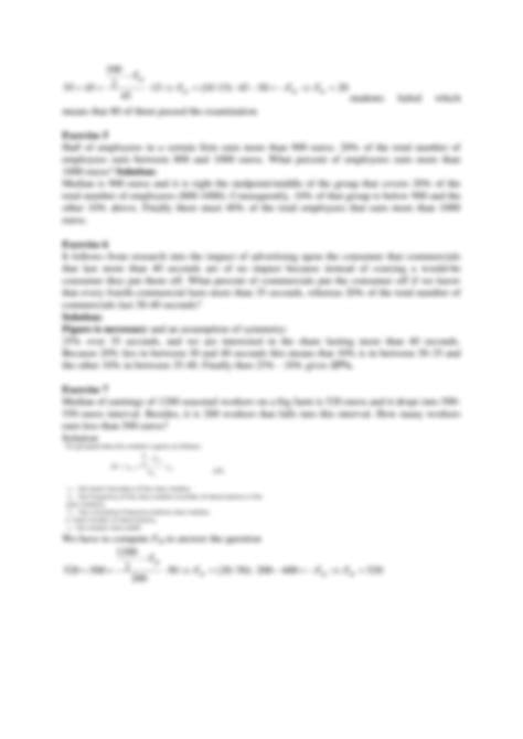Solution Statisticsexercises 1introduction Description Of Sets Of