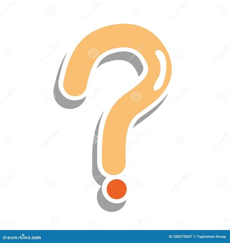 Question Mark Sticker Vector Design Stock Vector Illustration Of Idea