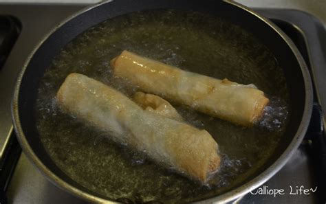 냉이 새우 춘권 튀김~