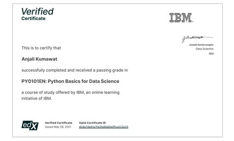 Anjali Kumawat On Linkedin Ibm Edx Python Datasciencewithpython