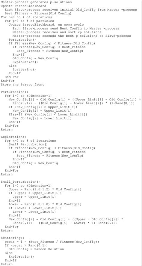 Pseudo Code For Mmpca Download Scientific Diagram