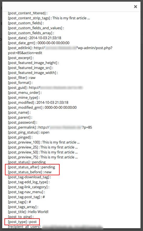 Rules — Post Status Notifier 15 Documentation