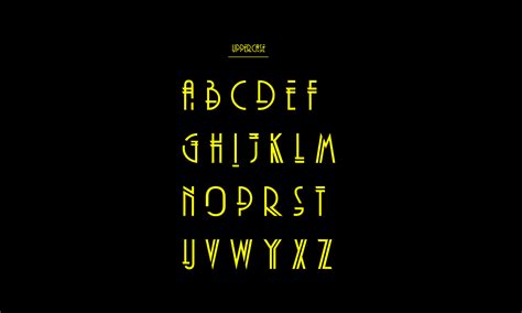 Tech Typeface On Behance