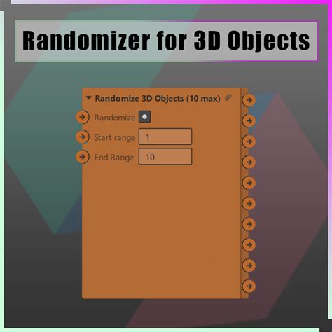 Randomizer For 3d Objects Spark Ar