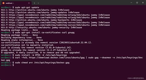 在Ubuntu系统中安装Docker以及添加国内镜像源 梦想照进现实 博客园